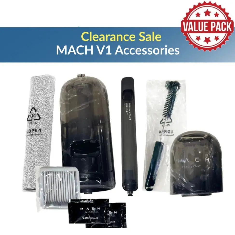 Anker Original Accessories for MACH V1 Vacuum – Clean Water Tank, Filt