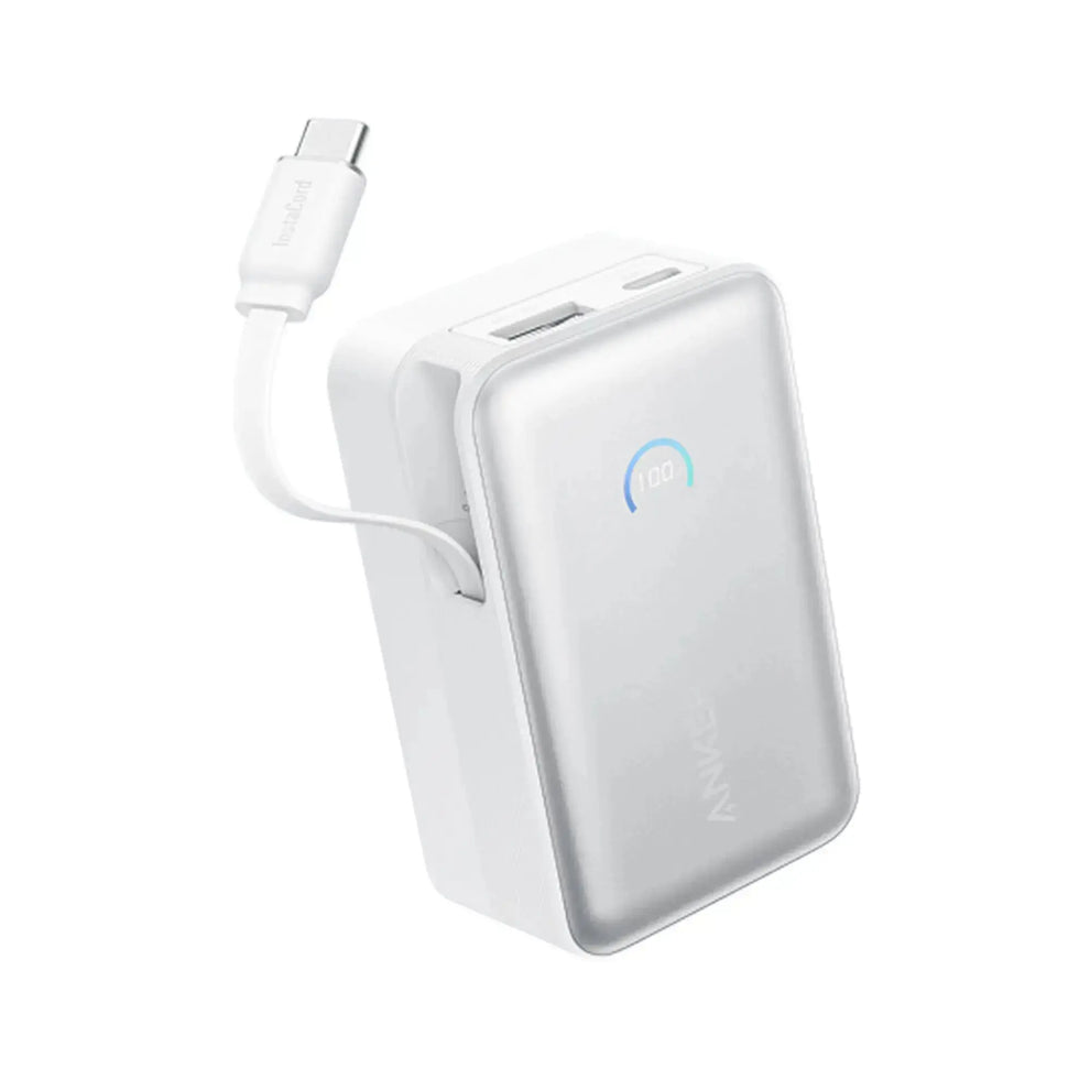 Anker Nano Power Bank 10000mAh 45W with Built-In Retractable USB-C