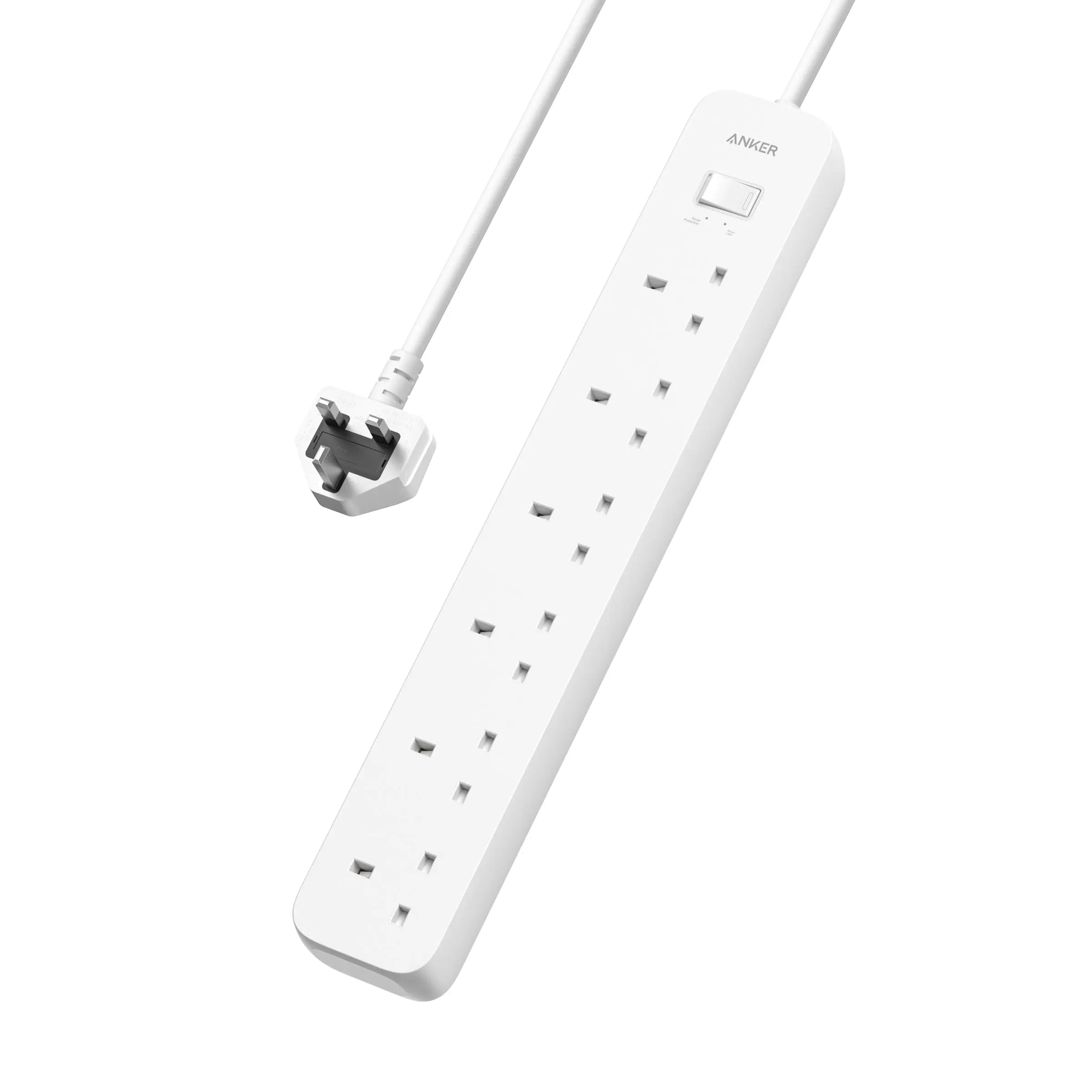 Anker Charger Extension Cord Strip (6-in-1) Extension Socket