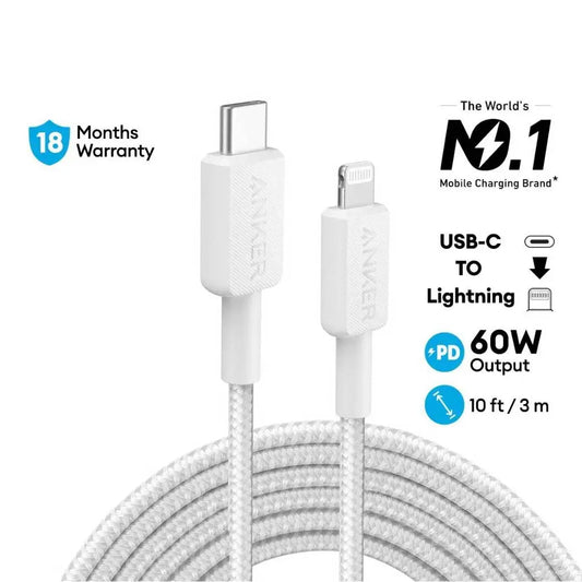 USB C - Lighting Cable - Anker Singapore